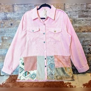 Original Design Shacket | Tops | New Handcrafted Pink Cordoroy Shacket ...